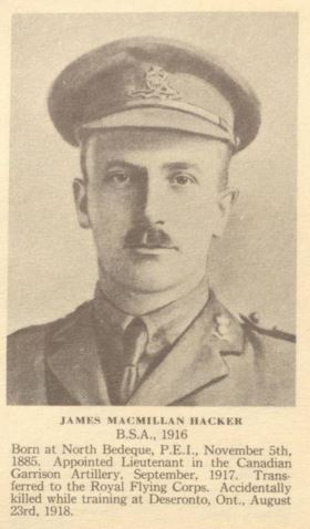 100 years ago: James McMillan Hacker died | Deseronto Archives